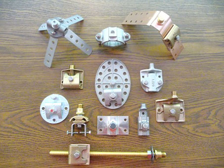 Lightning Rods, Air Terminals, Conductors, Cables, Grounding Systems ...